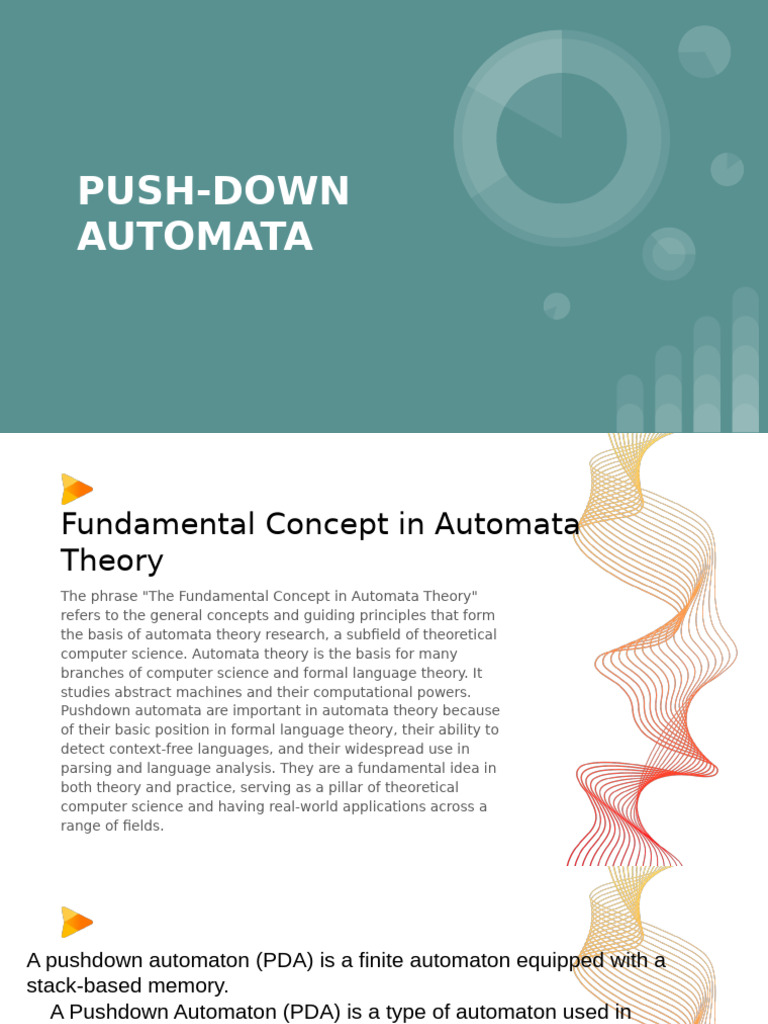 Push-Down Automata | PDF