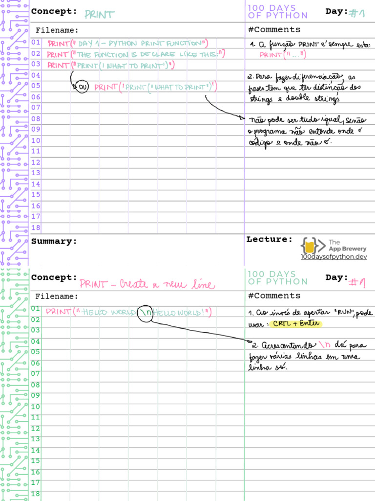 (Novo!) Coding+Notebook+Sheets+to+Print | PDF
