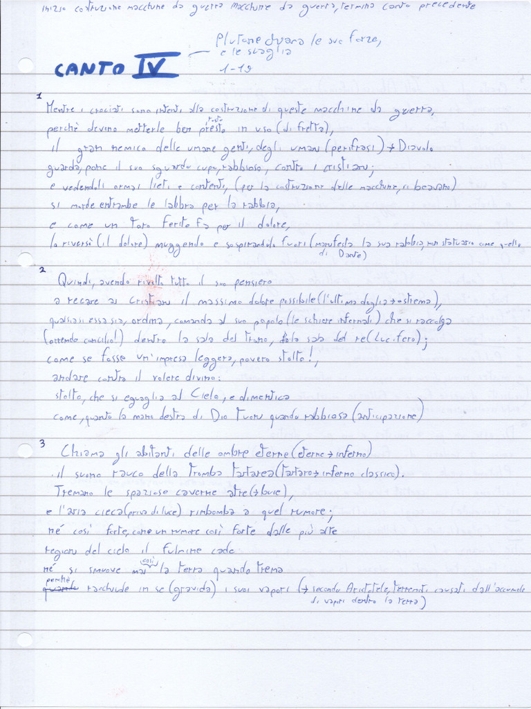 Canto 4 | PDF