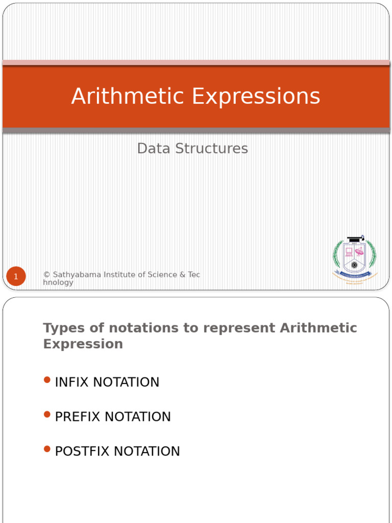 Arithmetic Expressions | PDF