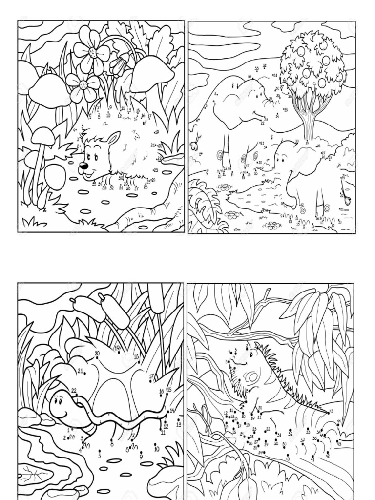 Animal Connect The Dots Camoflage | PDF