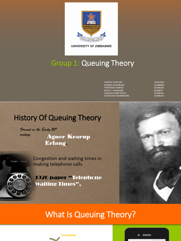 Group 1 - Queuing Theory | PDF