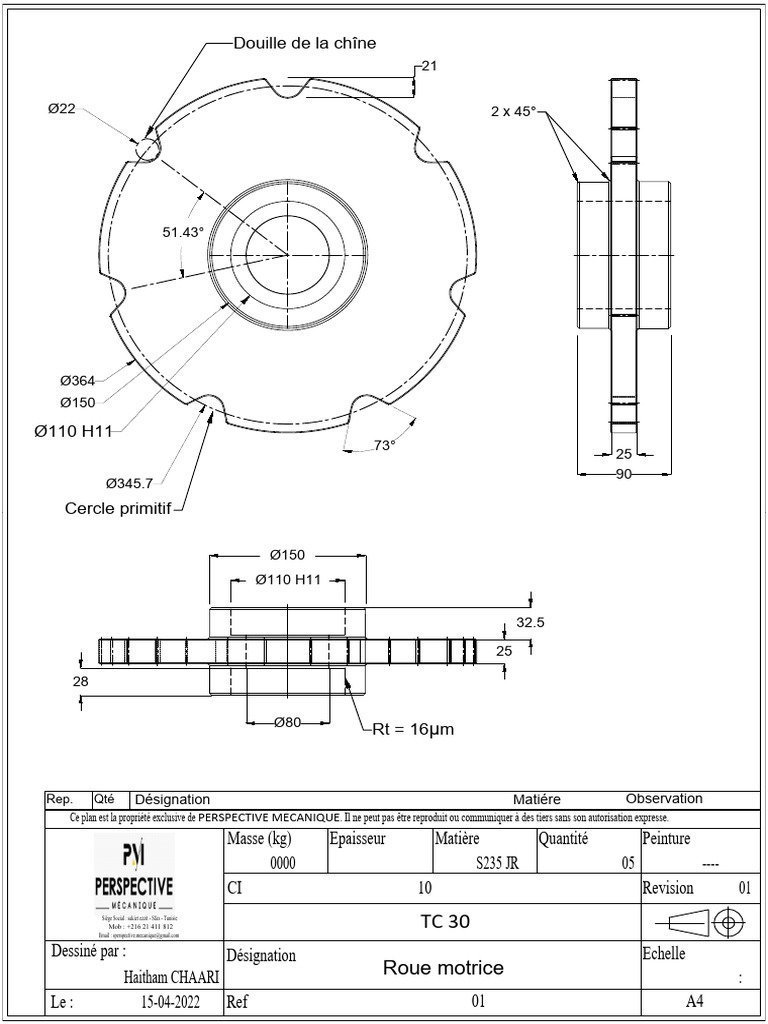 Roue Motrice t30 | PDF
