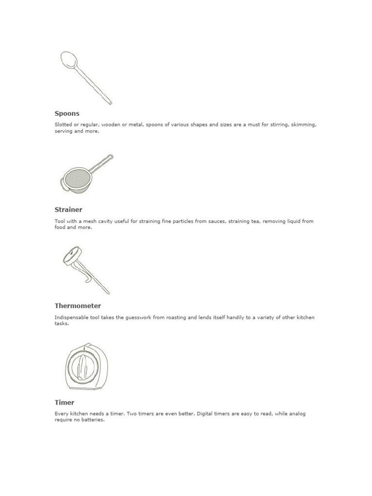 Encyclopedia of Kitchen Utensils and Other Instruments-6 | PDF
