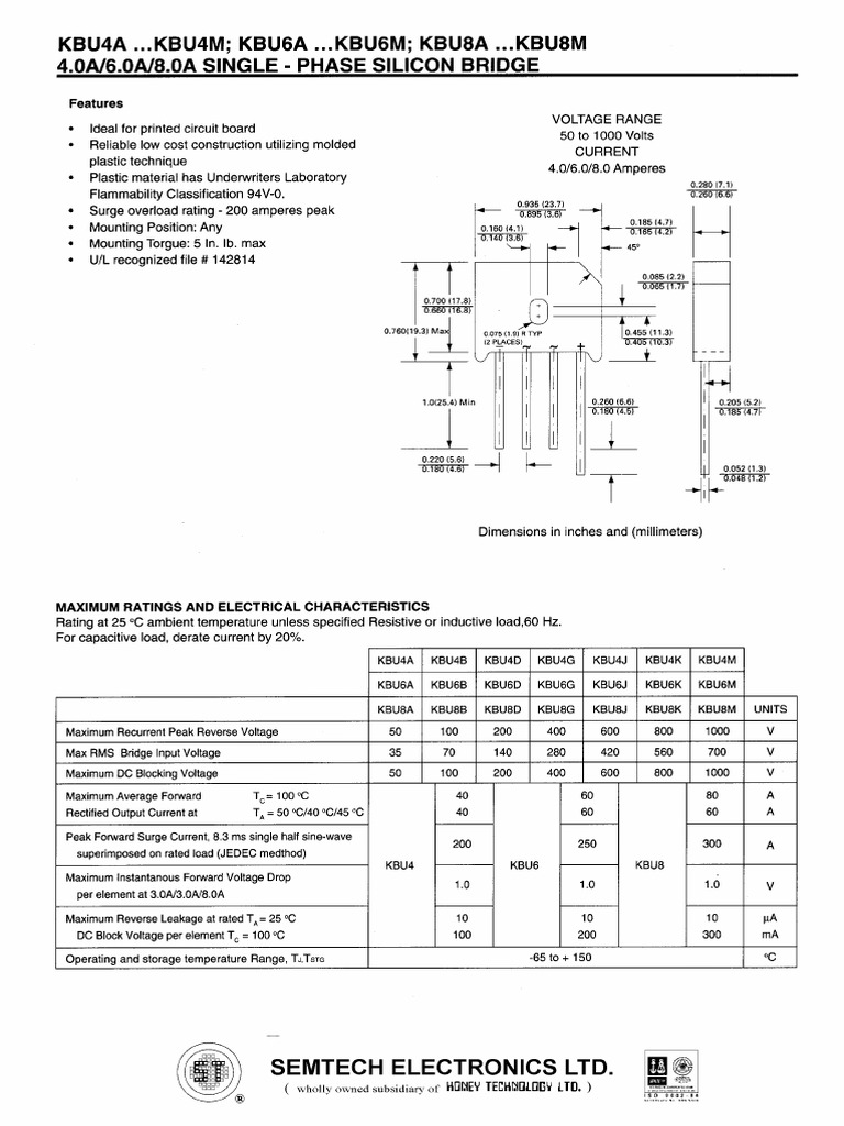 Bridge Datasheet | PDF