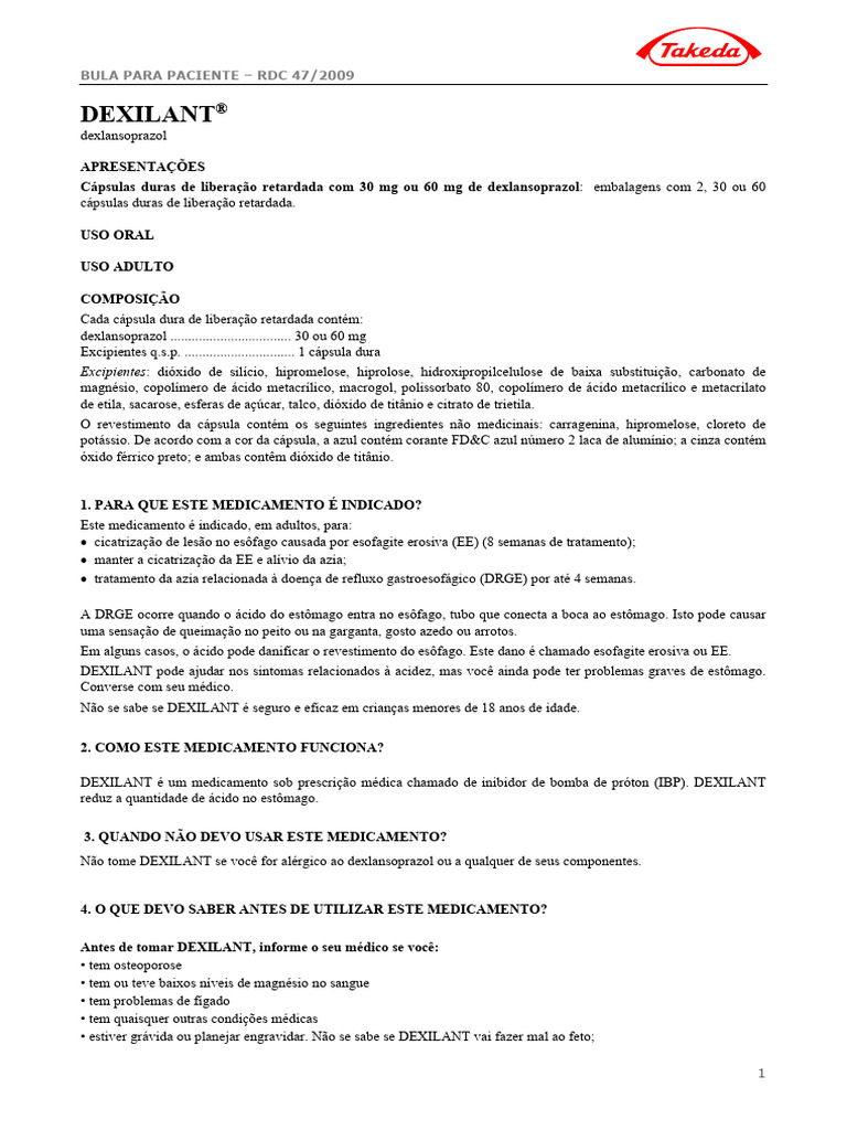 Bula-Dexilant VP | PDF