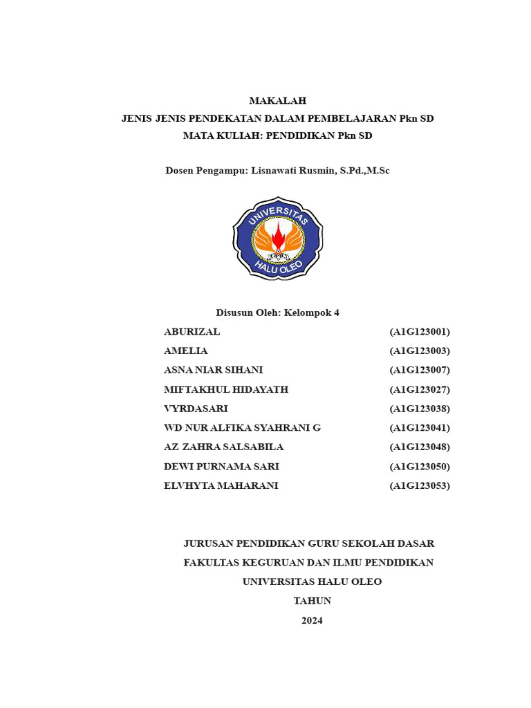 Makalah Kelompok 4 PPKN (Sem. 3) | PDF