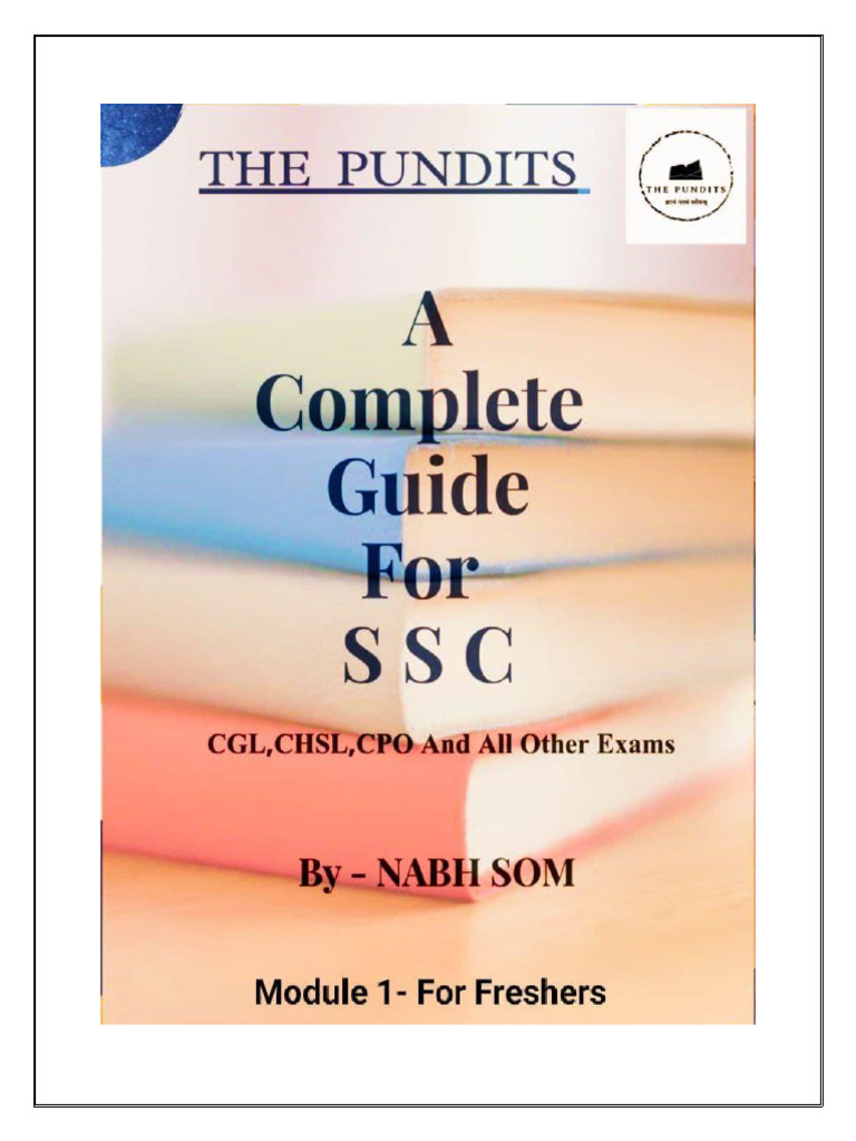 Module 1 - For Freshers - The PUNDITS Guide | PDF