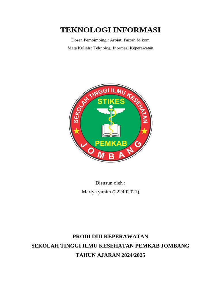 MAKALAH TIK | PDF