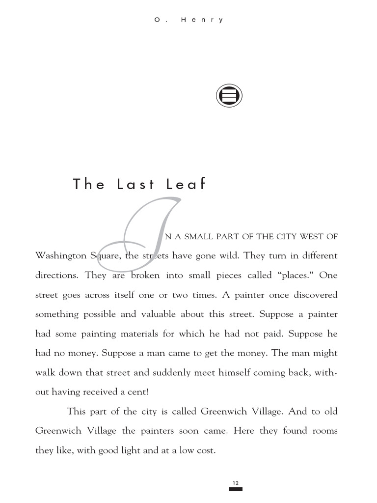 The Last Leaf | PDF