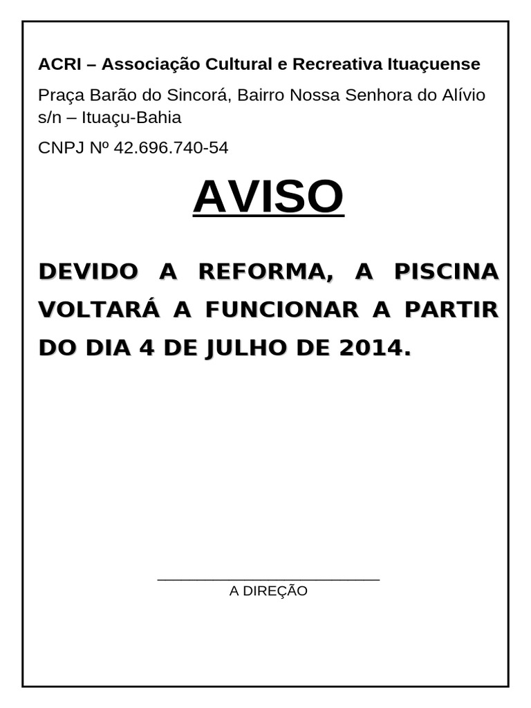 AVISO | PDF