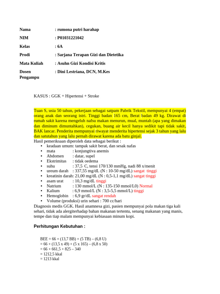 KASUS GGK, HP - Rumona Putri Harahap | PDF