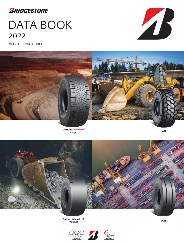 Databook - Bridgestone - OTR-standard Tire Data Sheet | PDF