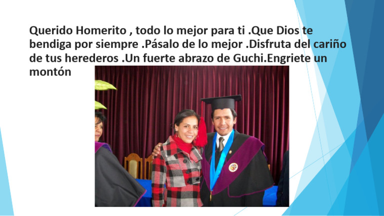 Querido Homerito, Todo Lo Mejor para Ti | PDF