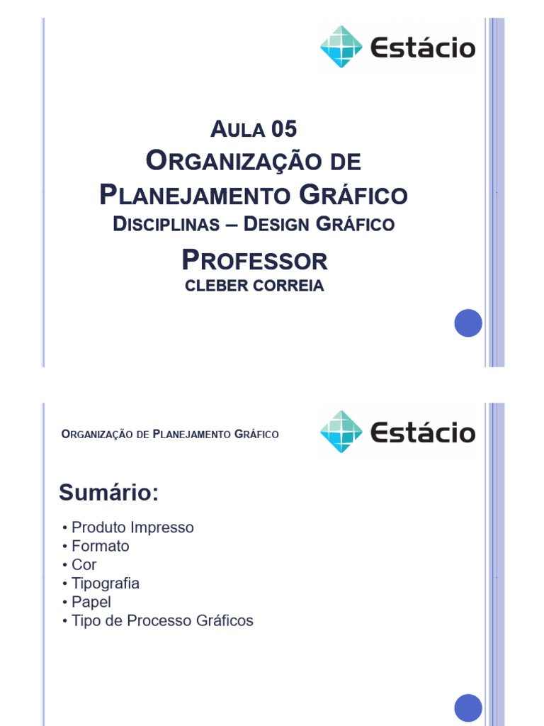 Aula 05 Oraniza o Planejamento GR Fico | PDF