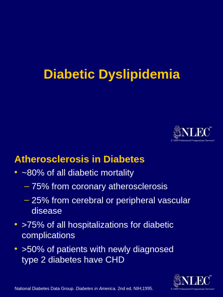 Diabetic Dyslipidemia | PDF | Statin | Diabetes