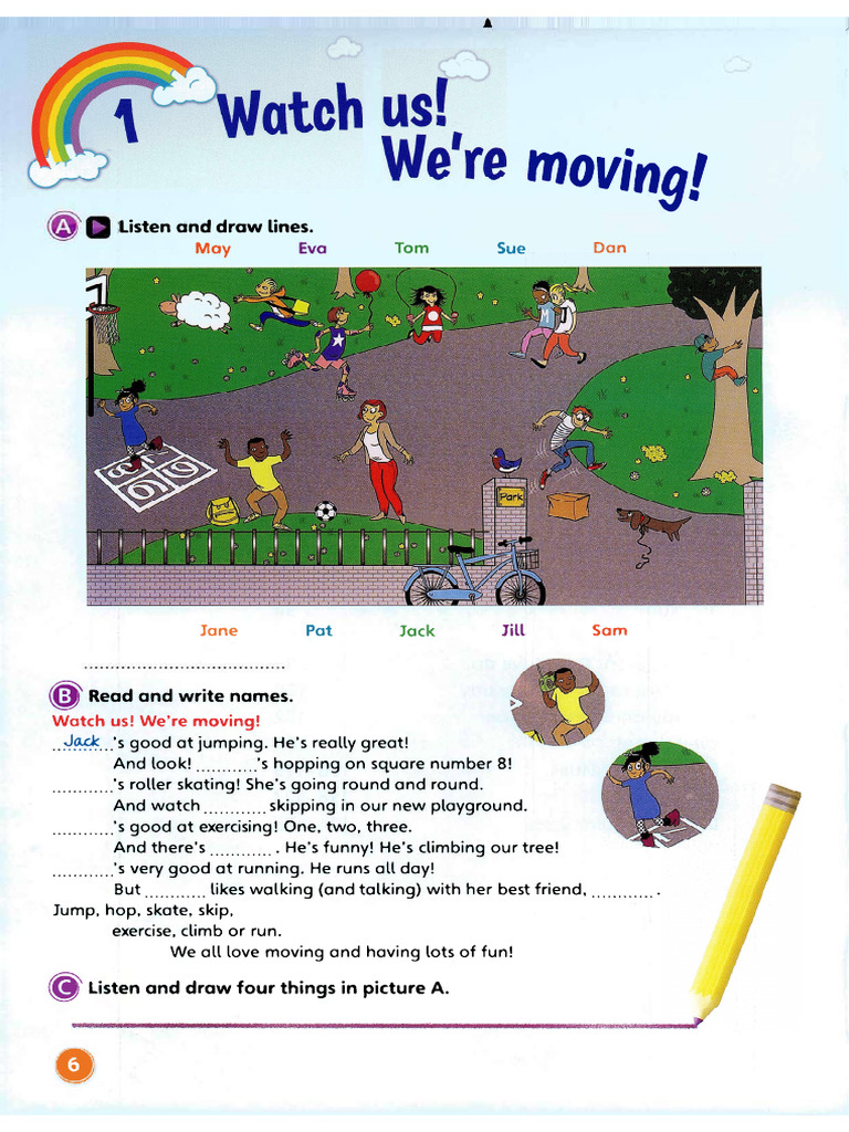 Fun For Movers Unit 1 and 2 SB | PDF