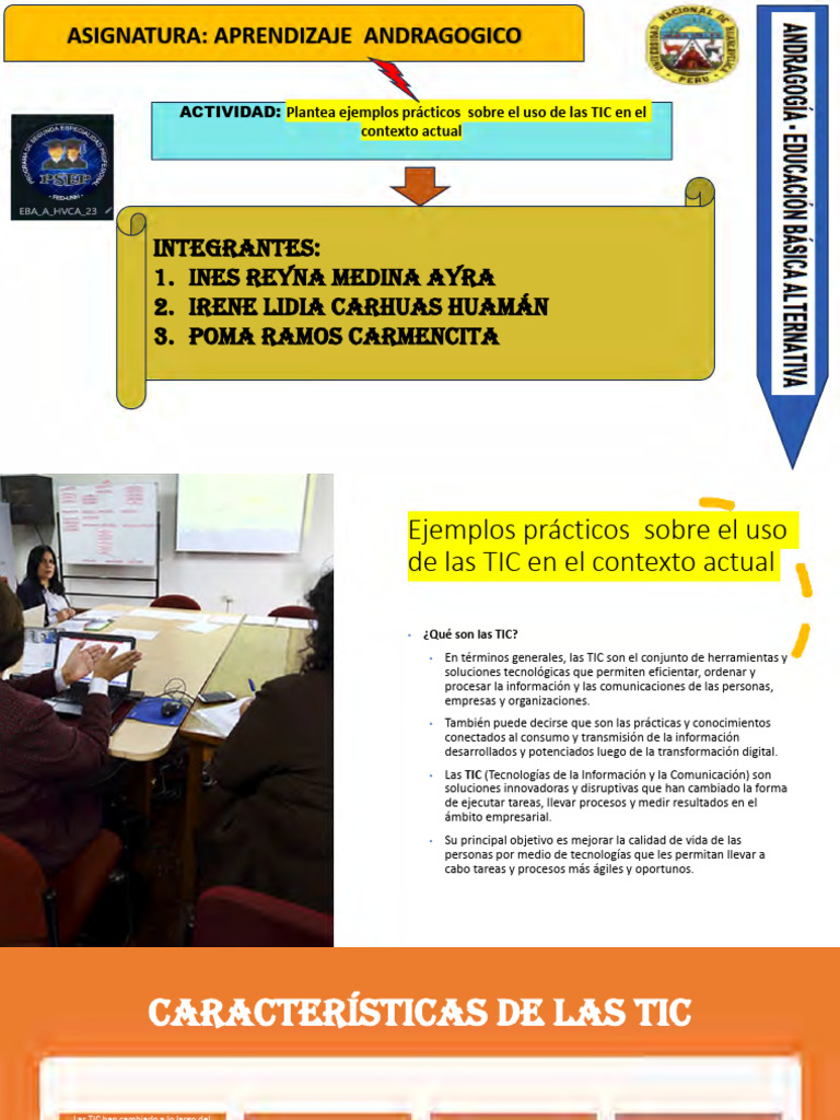 EJEMPLOS PRACTICOS DE LOS TICS | PDF