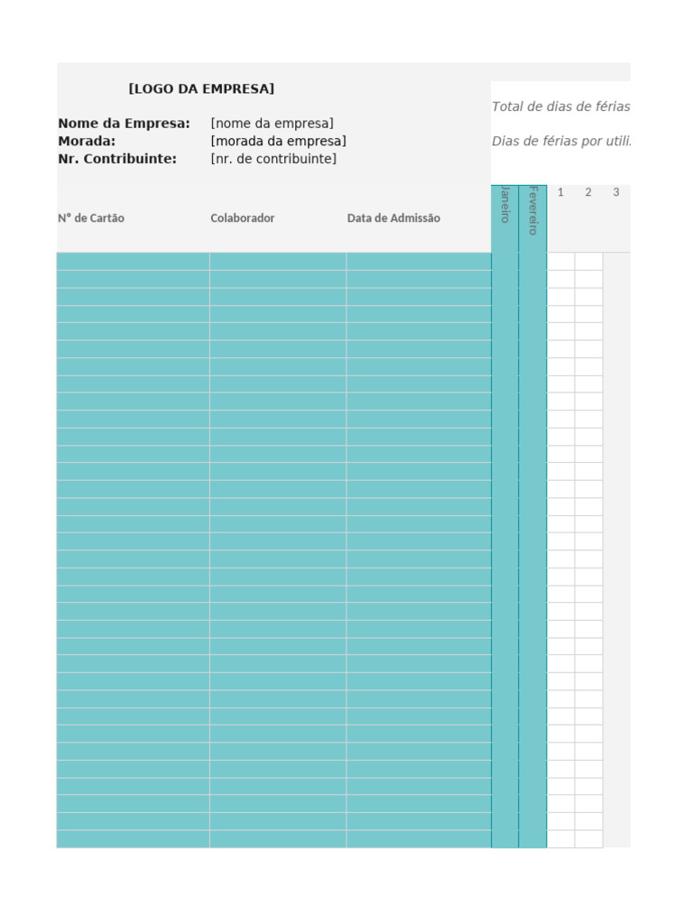 Calendário de Férias 2024 | PDF