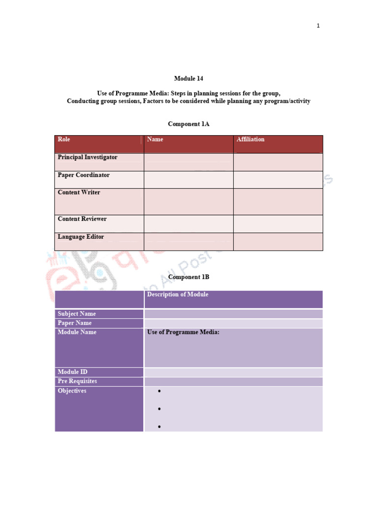 E PG Patshala 2_Use of Programme Media | PDF
