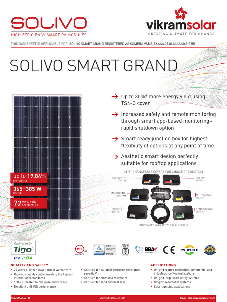 SM Solivo - Grand - 1000V | PDF