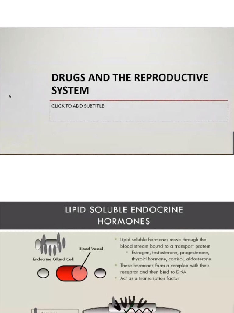 Reproductive Pharmacology | PDF