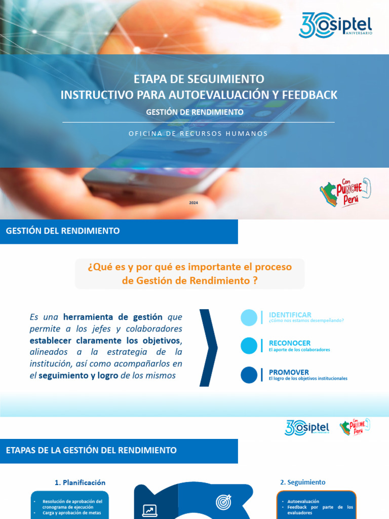 Capacitación GDR 2024 - Etapa de Seguimiento | PDF