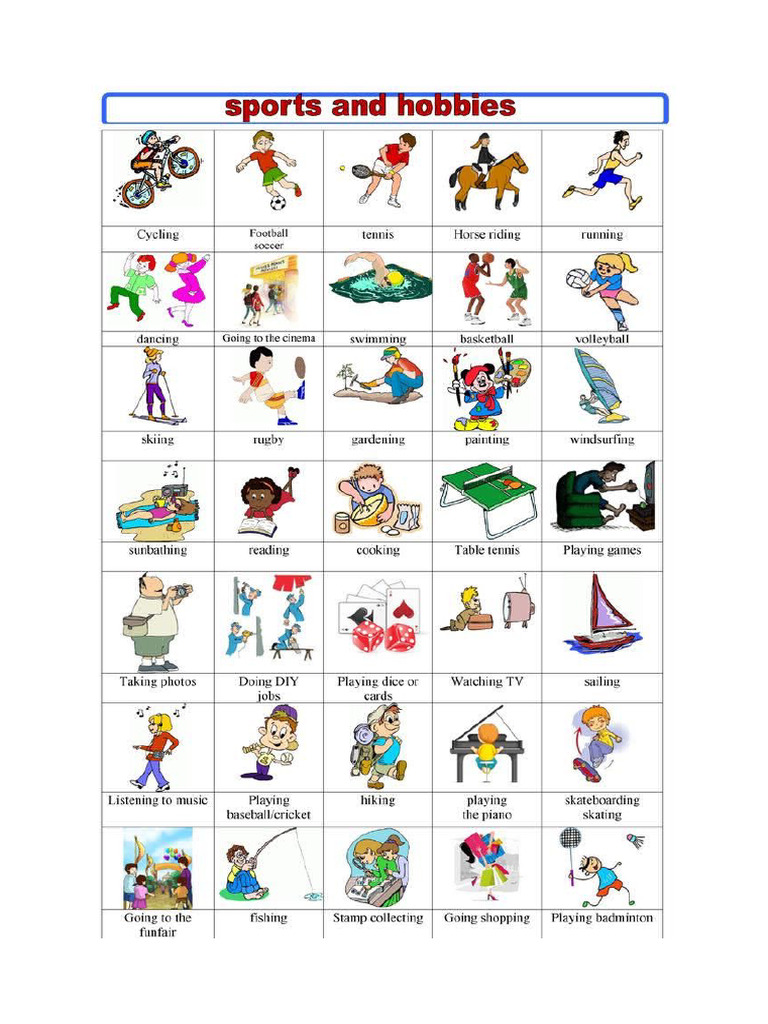 Free time and hobbies | PDF