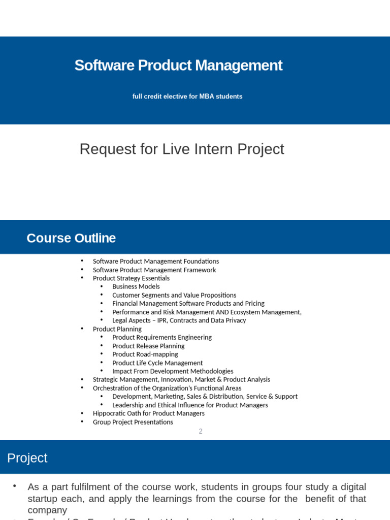 SPM Elective - Communication Deck For Seeking Live Intern Project IIMB ...