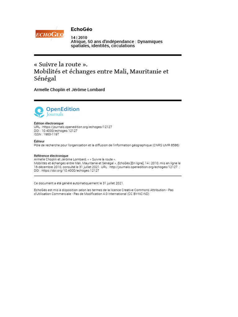 Echogeo 12127 | PDF