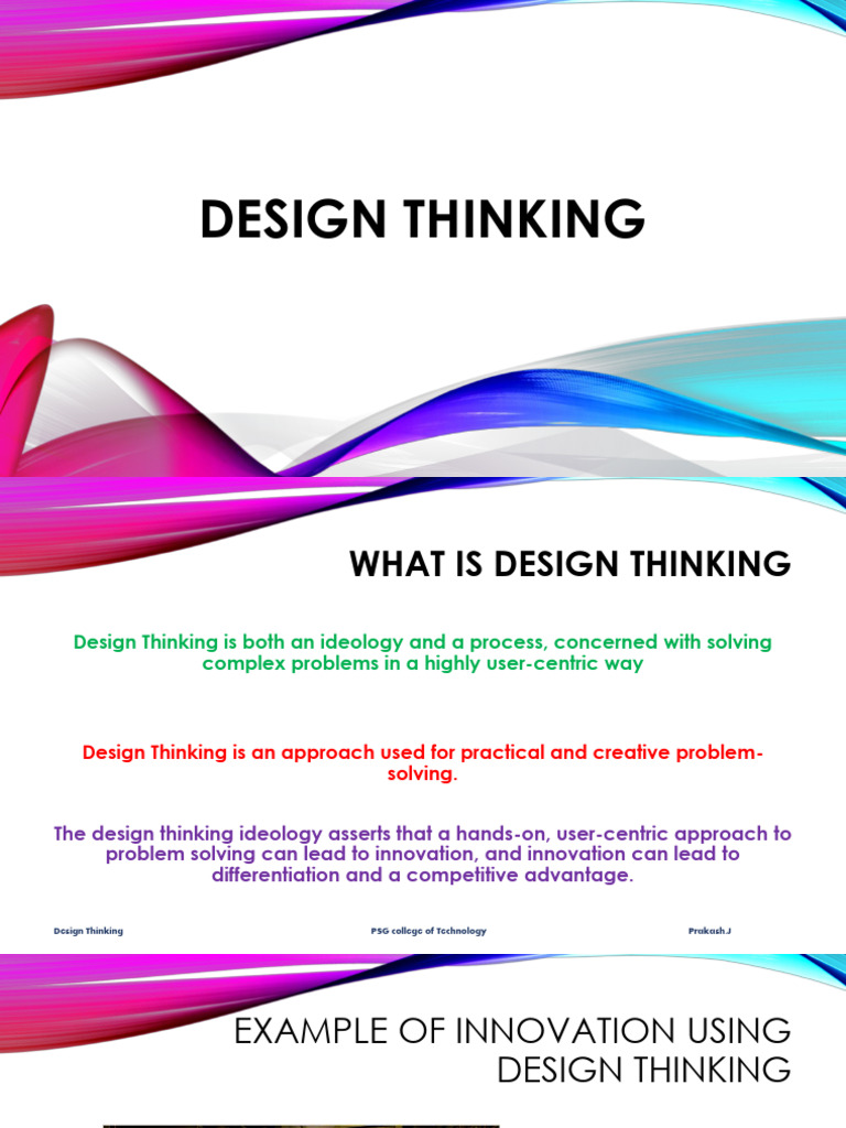 Design Thinking Introduction and Process | PDF