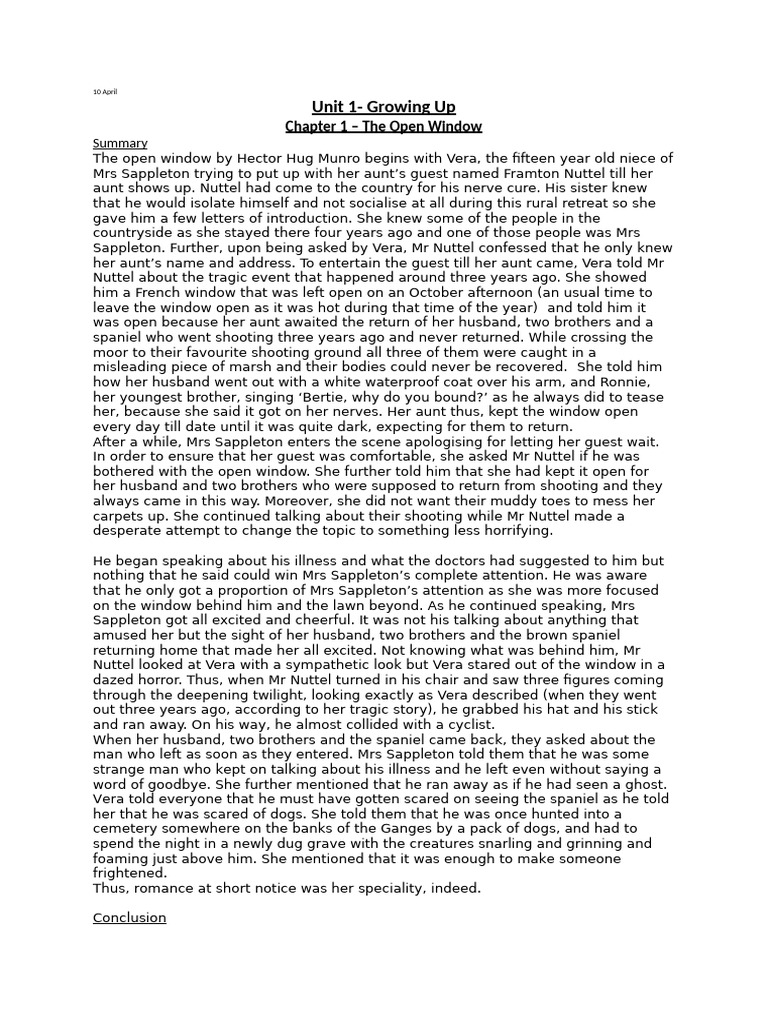 Summary Class8 | PDF