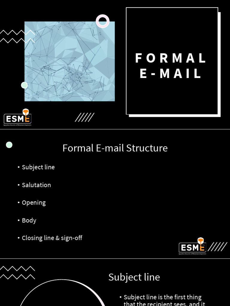 Formal e Mail | PDF