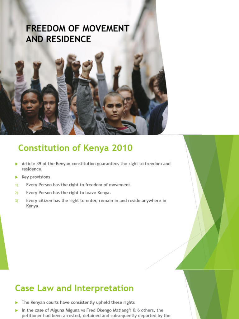 Freedom of Movement and Residence | PDF