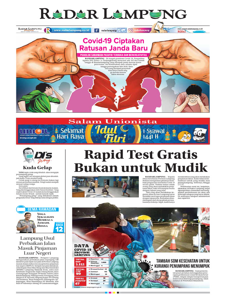 Radar Lampung, 18 Mei 2020 | PDF