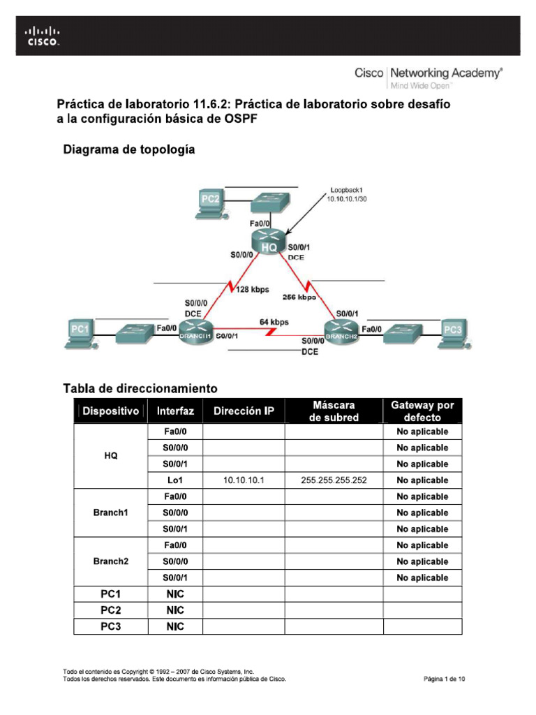 Desafio Ospf | PDF