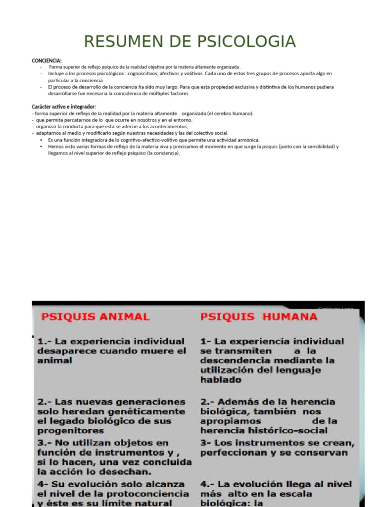Resumen de Psicologia | PDF
