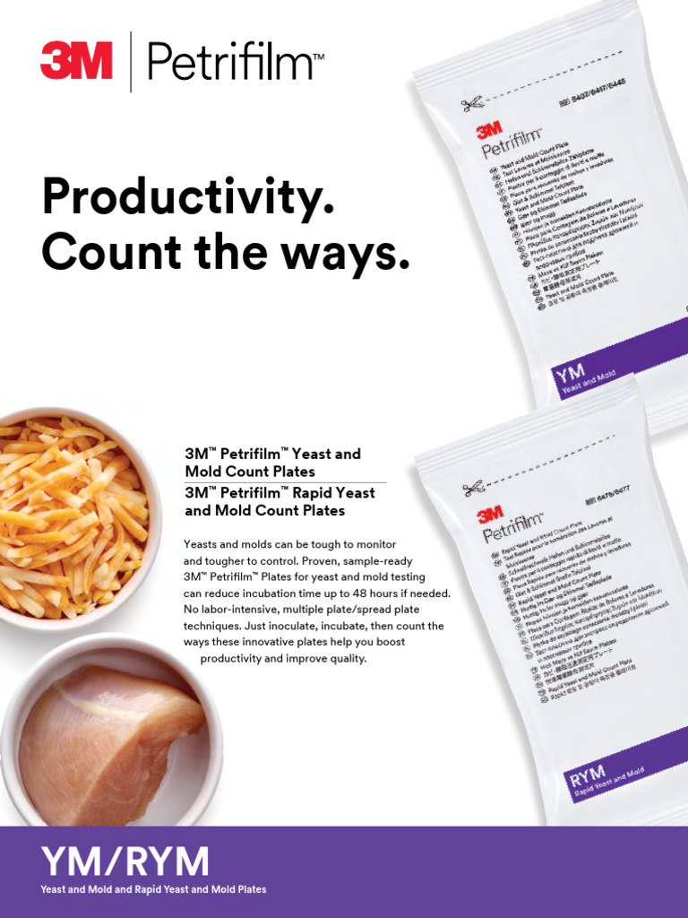 3m Petrifilm Standard Rapid Plate Comparison Ym Rym | PDF