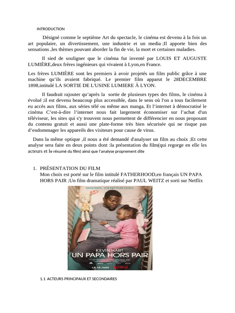 Cinema TP MP Modifié | PDF