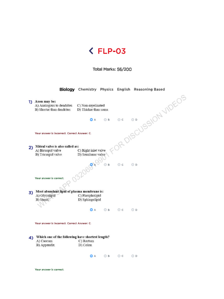 FLP 03 Key | PDF