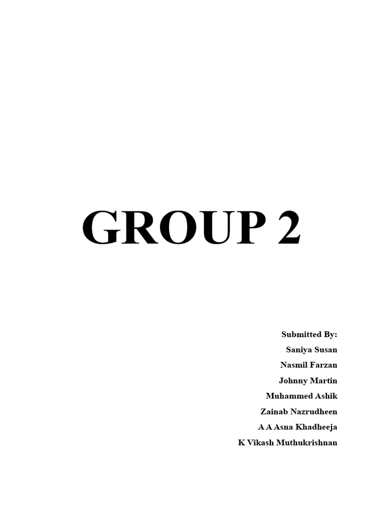 Case Study Group 2 | PDF