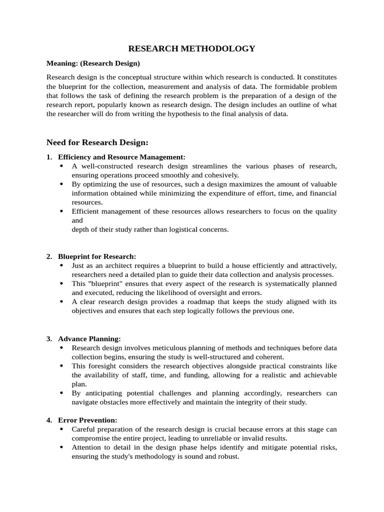 RESEARCH METHODOLOGY | PDF