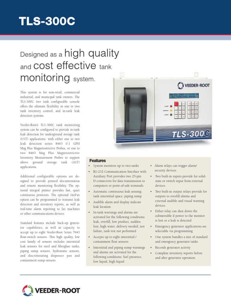Manual Tls 300c Veeder-Root | PDF | Leak | Computers