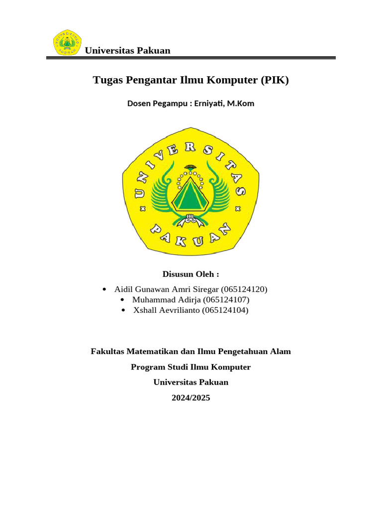 Tugas Pik | PDF