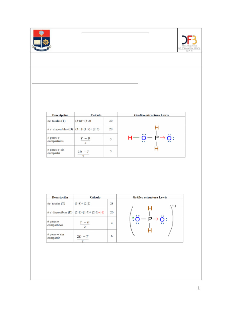 Apuntes Estructuras De Lewis Excepciones Pdf