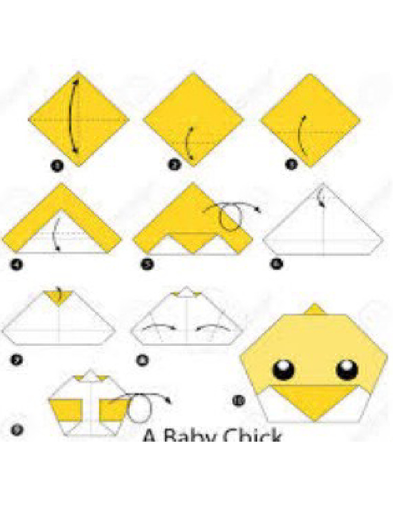 Origami De Pollito Pdf
