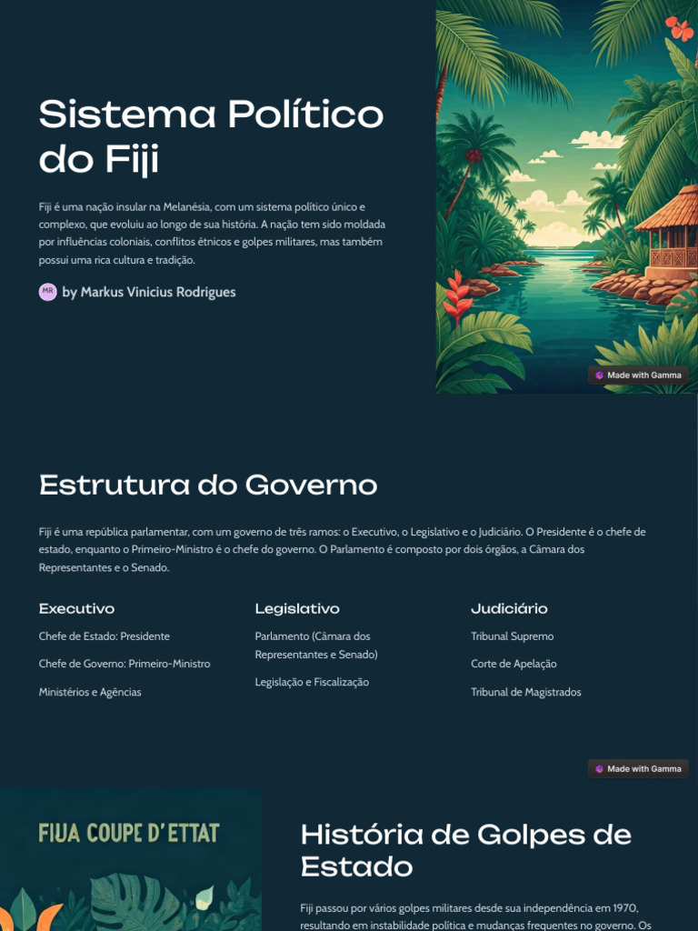 Sistema Politico Do Fiji | PDF