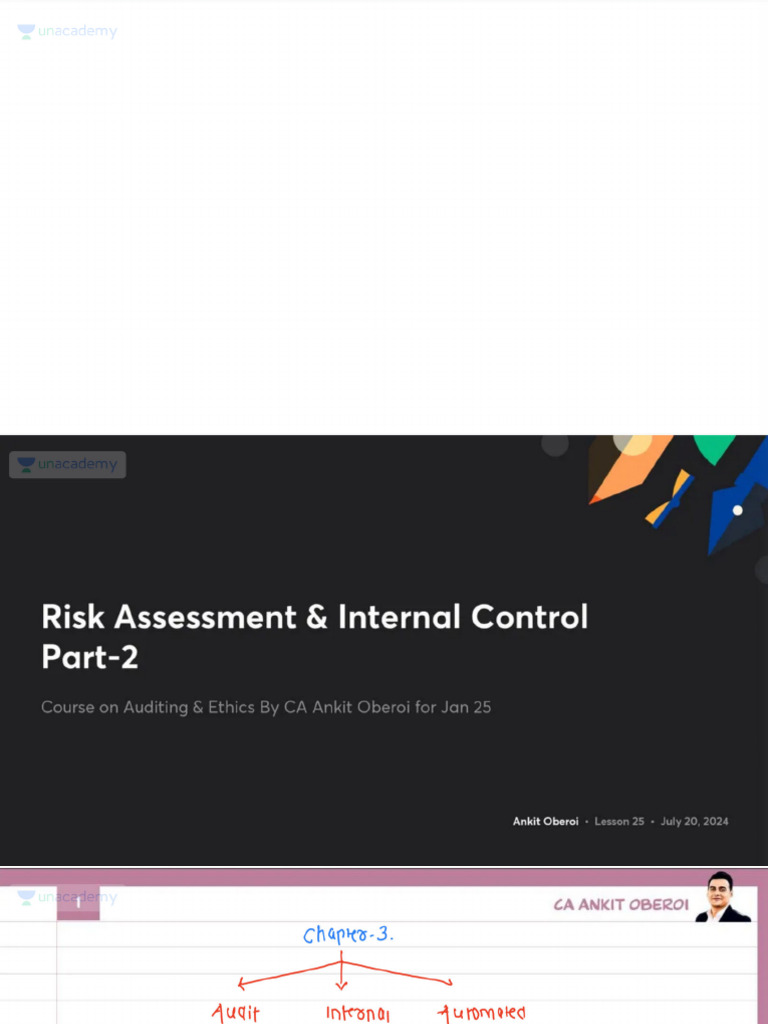 Risk Assessment Internal Control With Anno 1721552762322 | PDF