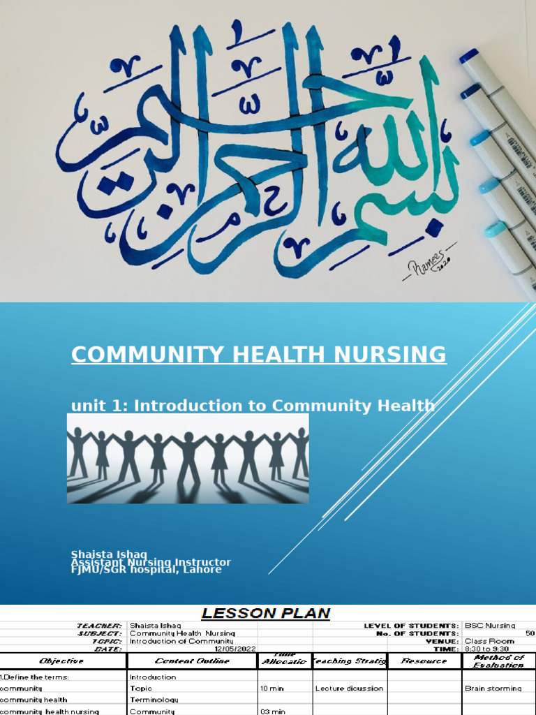 Intro Community Health Nursing | PDF