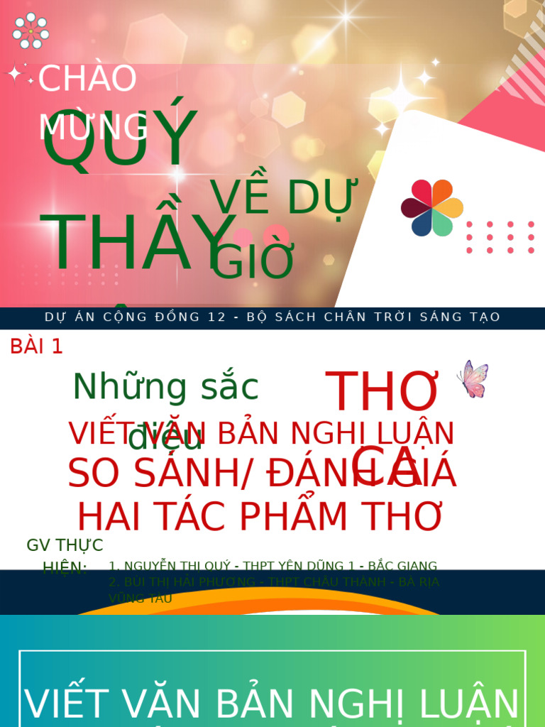NHÓM 1. BÀI 1. CTST 12. THỰC HÀNH VIẾT | PDF